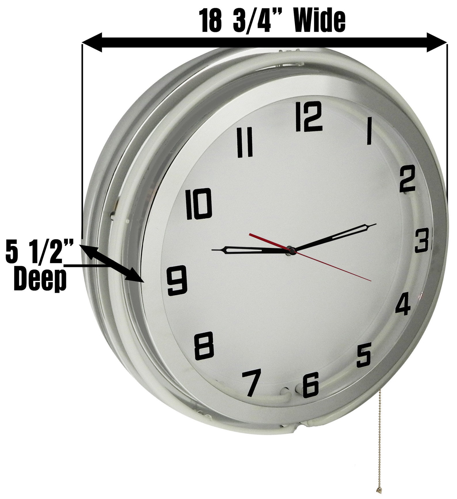 Vintage Diner 19 Neon Sign Clock Restaurant Diner Neon | Etsy