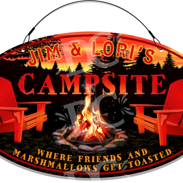 Campfire Sign - Etsy