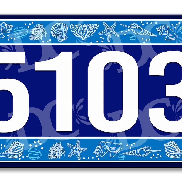 Beach House Numbers - Etsy