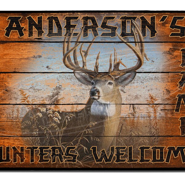 Deer Porch Sign - Etsy