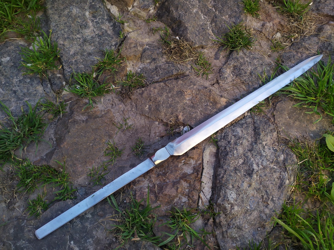 Sankaku Yari Spearhead With Tang Type Fastening Handmare - Etsy