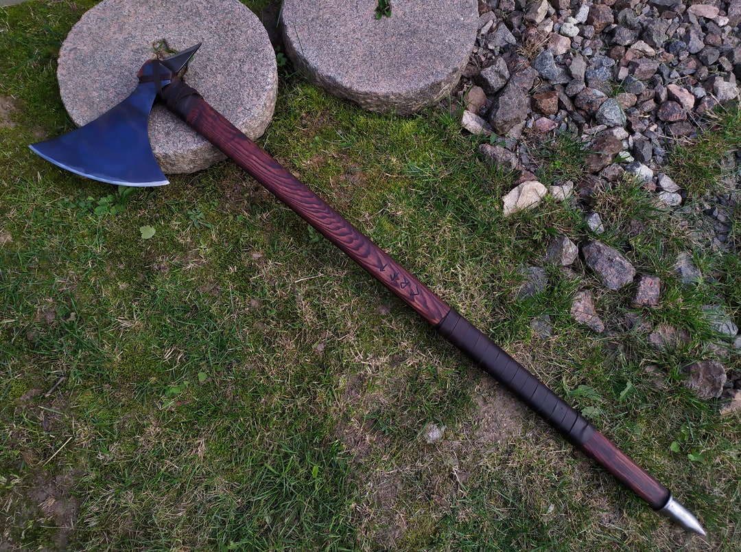 Dane Axe Class M With Back Side Blade, Berserker Axe, Danish Ax, Viking ...