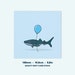 Whale Shark Birthday Card Whale Greetings Card Congratulations Card B ...