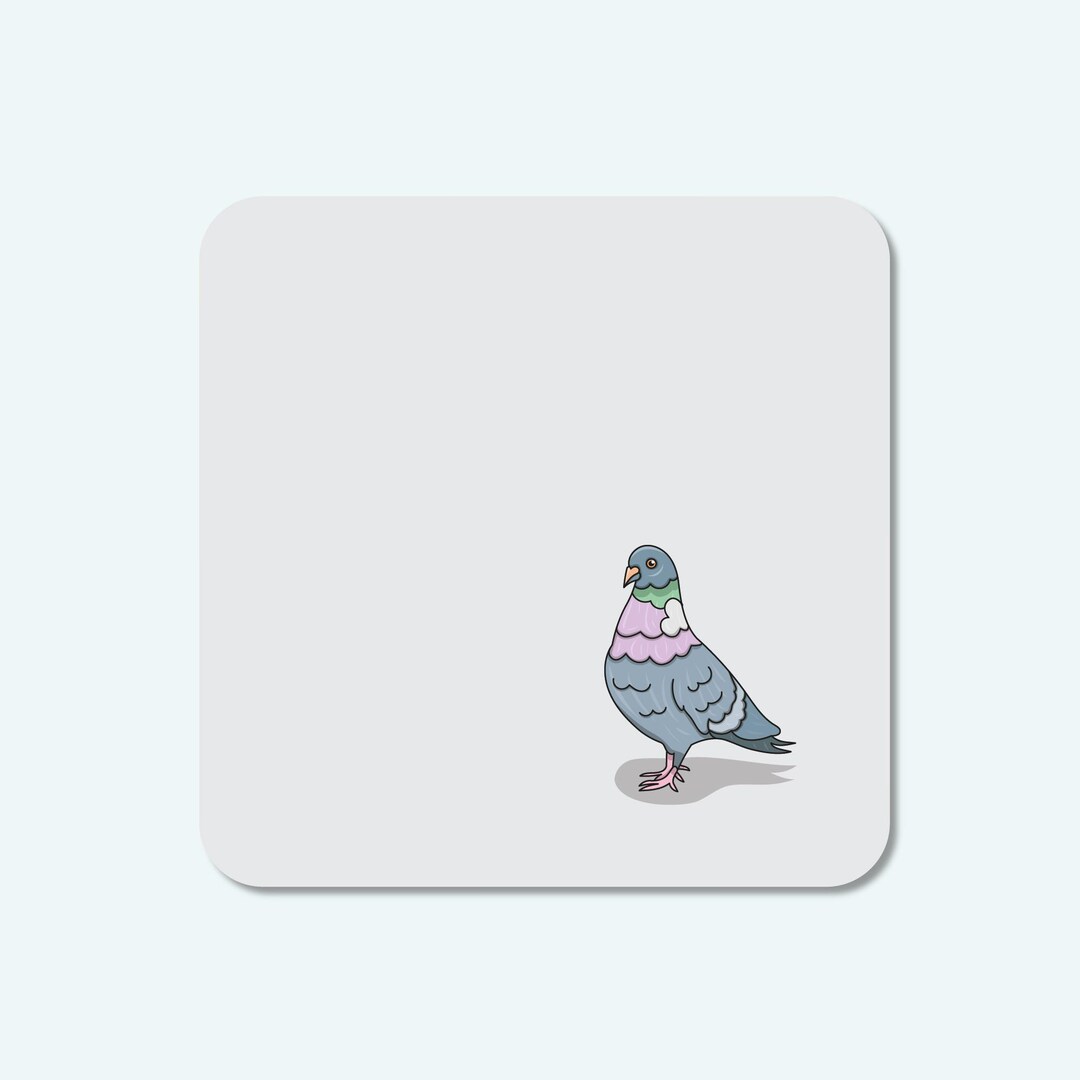 Pigeon Coaster | Wood Pigeon Gifts | Pigeon Gifts | Cute Kitchenware ...