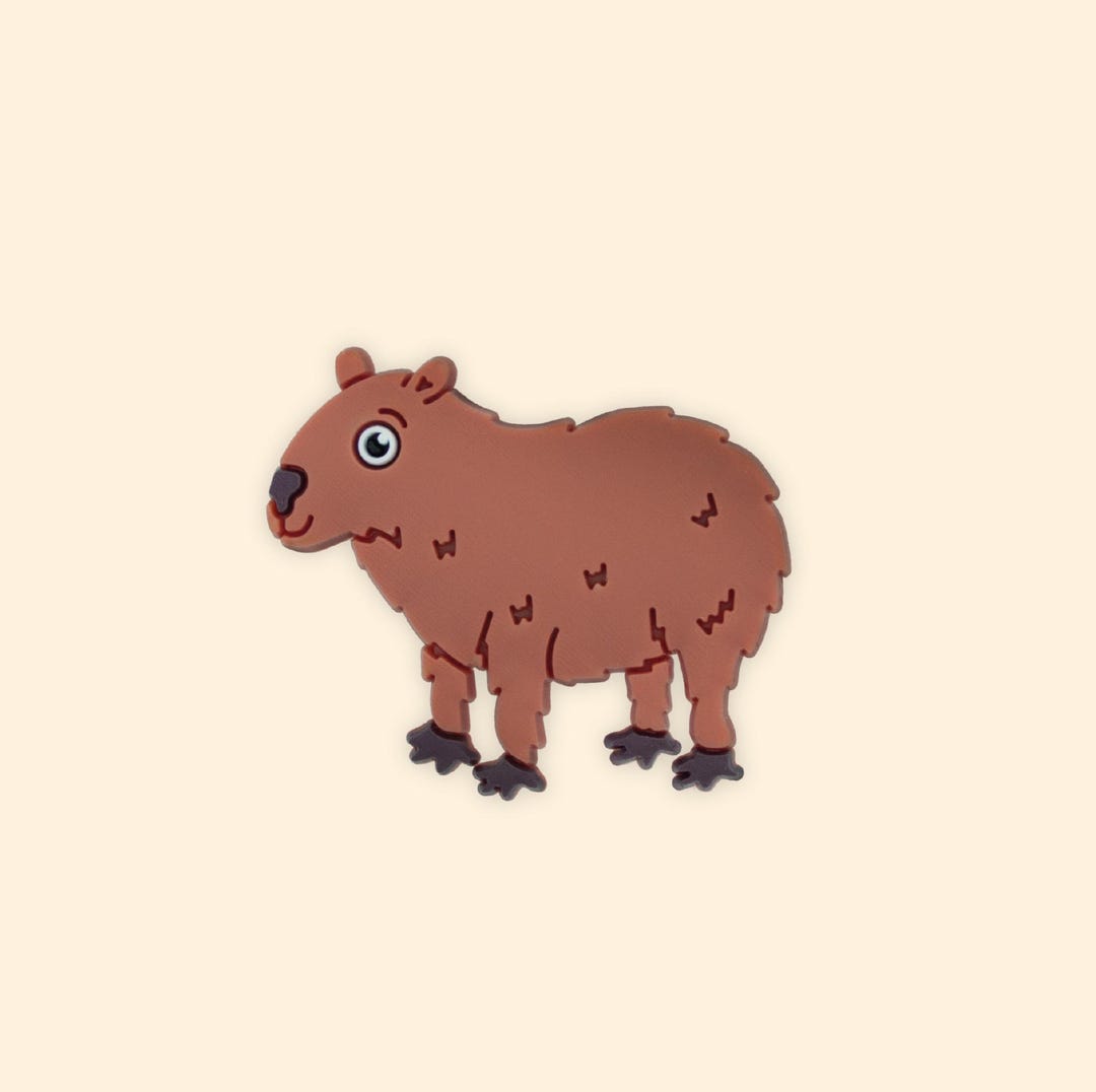 Capybara Shoe Charm | Capybara Shoe Pin | Cute Shoe Pins | Shoe Pins ...