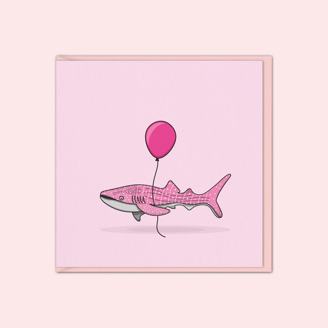 Whale Shark Birthday Card | Whale Greetings Card | Congratulations Card ...