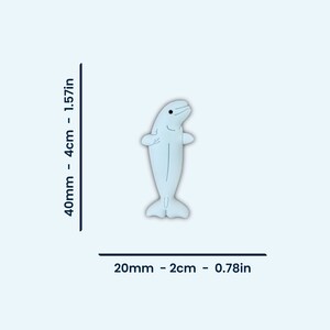 Beluga Whale Croc Pin Beluga Croc Charm Cute Shoe Pins Croc Pins Whale ...