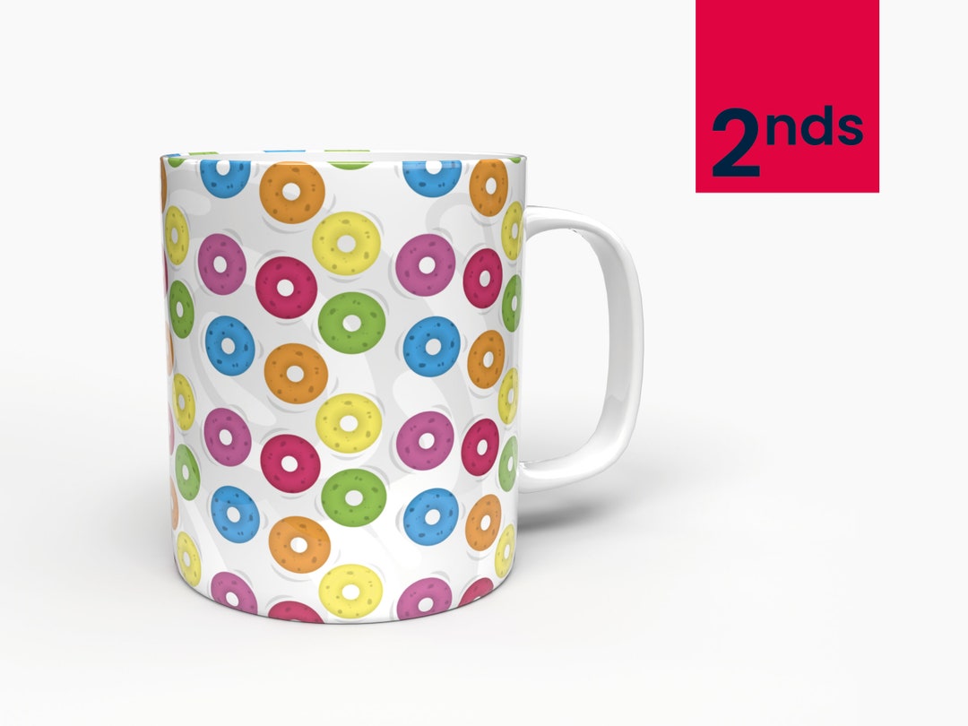 SECONDS Cereal Mug | Breakfast Mugs | Kids Mugs | Froot Loops Mug ...