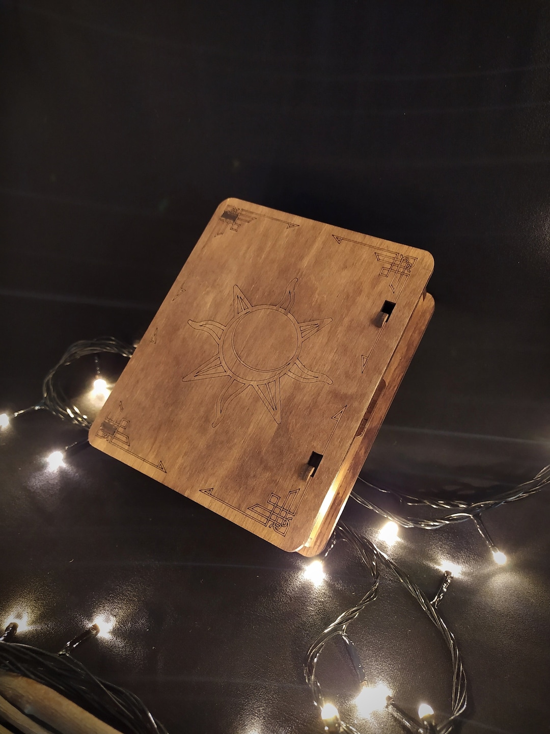 Tarot Storage Box, Tarot Card Box, Deck Holder, Wooden Organizer ...