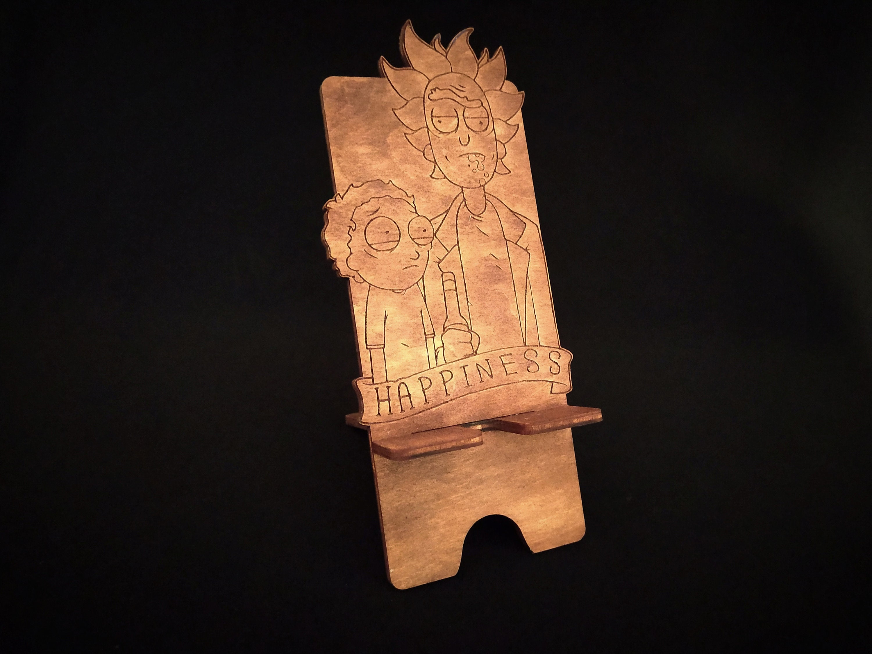 Rick and Morty Smartphone Stand Phone Charging Station Desk - Etsy