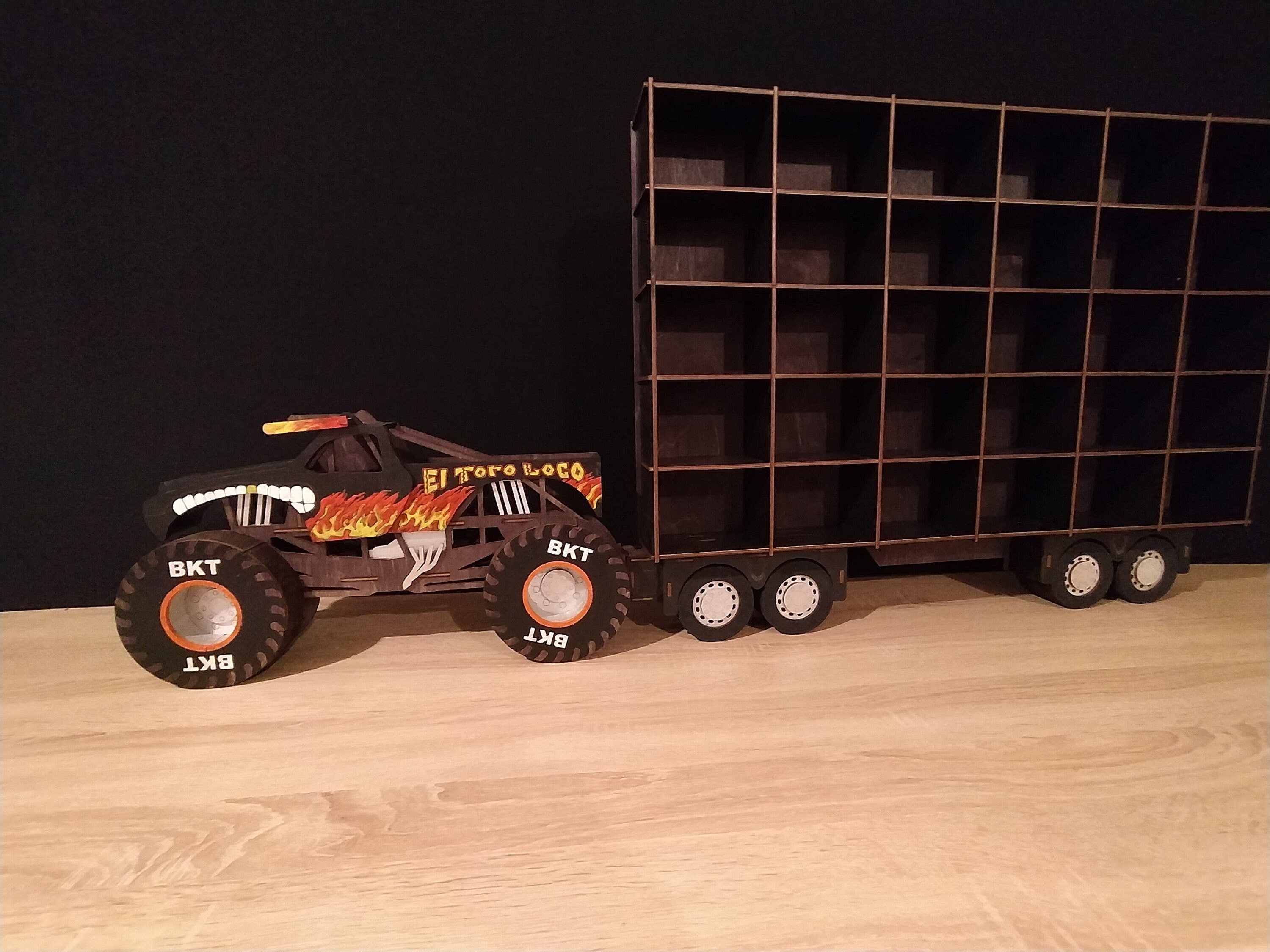 Monster Truck Shelf Organizer for Monster Truck Scale Models - Etsy
