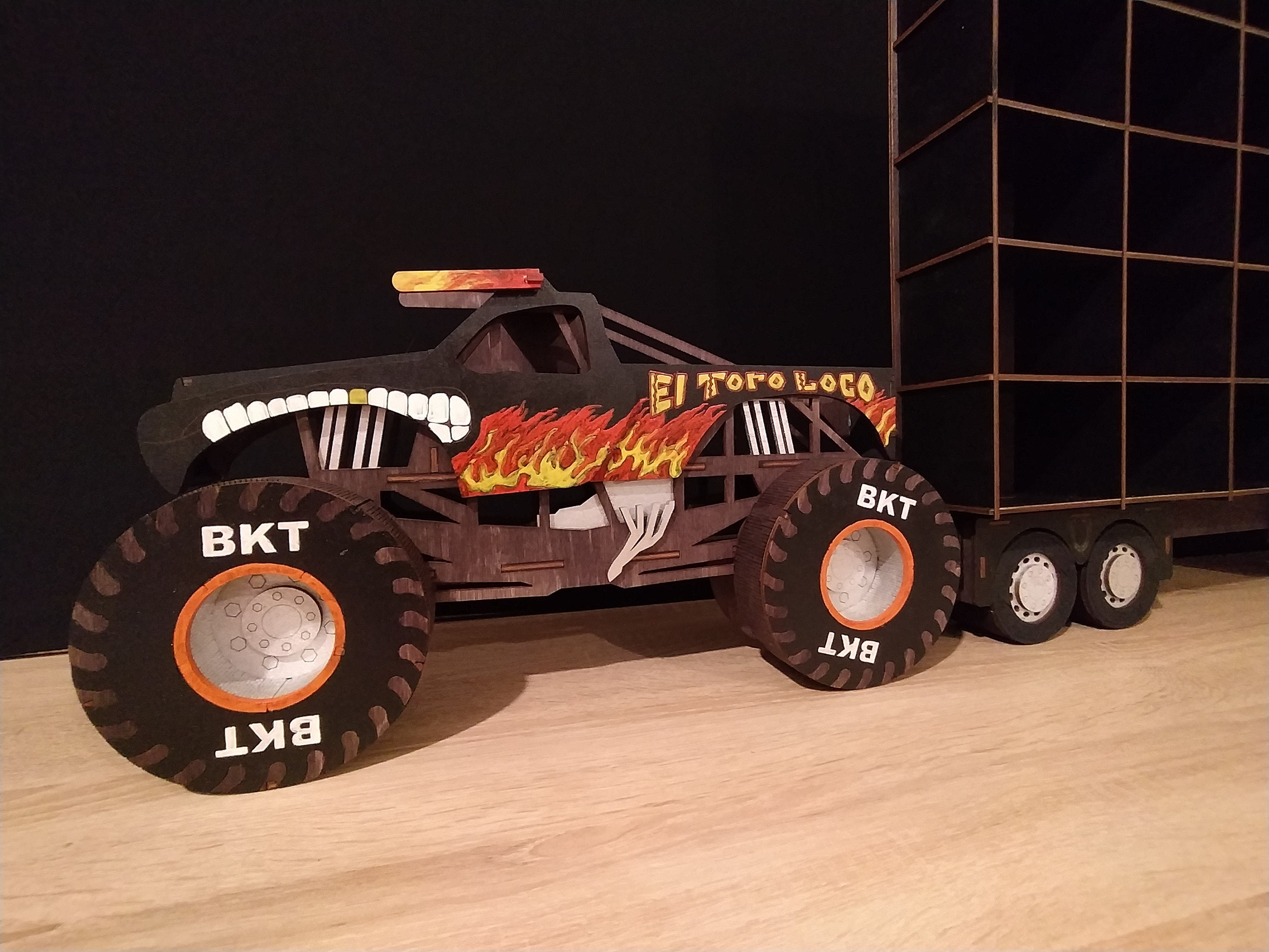 Monster Truck Shelf Organizer for Monster Truck Scale Models - Etsy