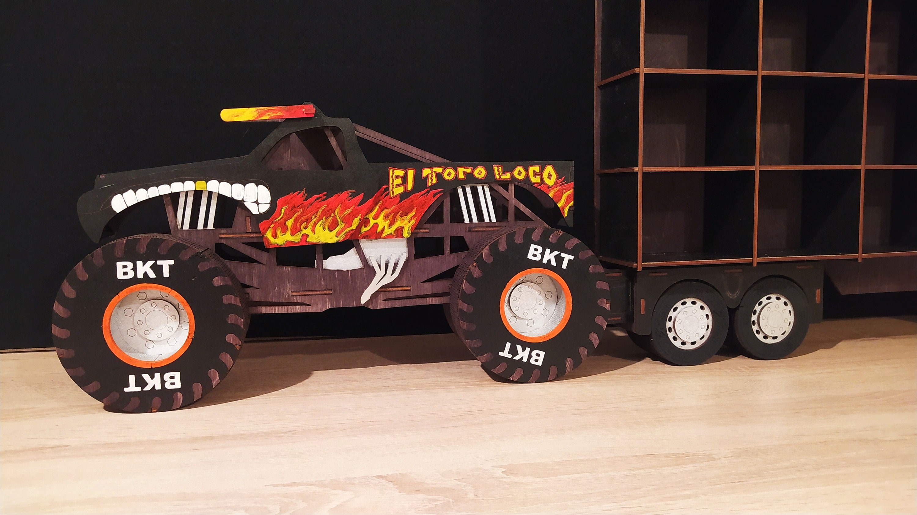 Monster Truck Shelf Organizer for Monster Truck Scale Models - Etsy
