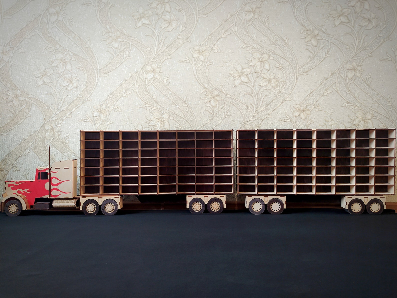Hot Truck Shelf for Car Model Toy Car Storage Wood Wall - Etsy