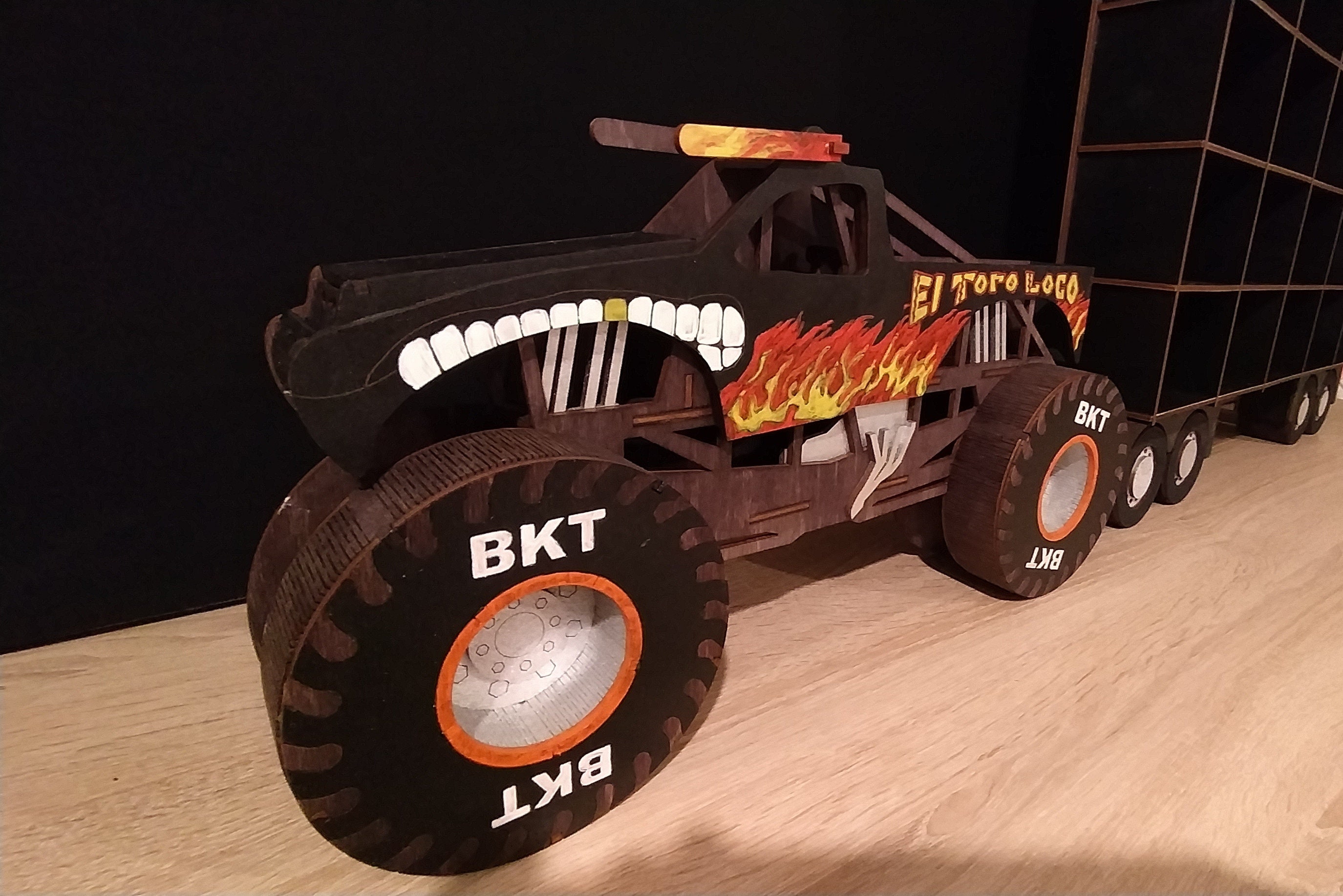 Monster Truck Shelf Organizer for Monster Truck Scale Models - Etsy