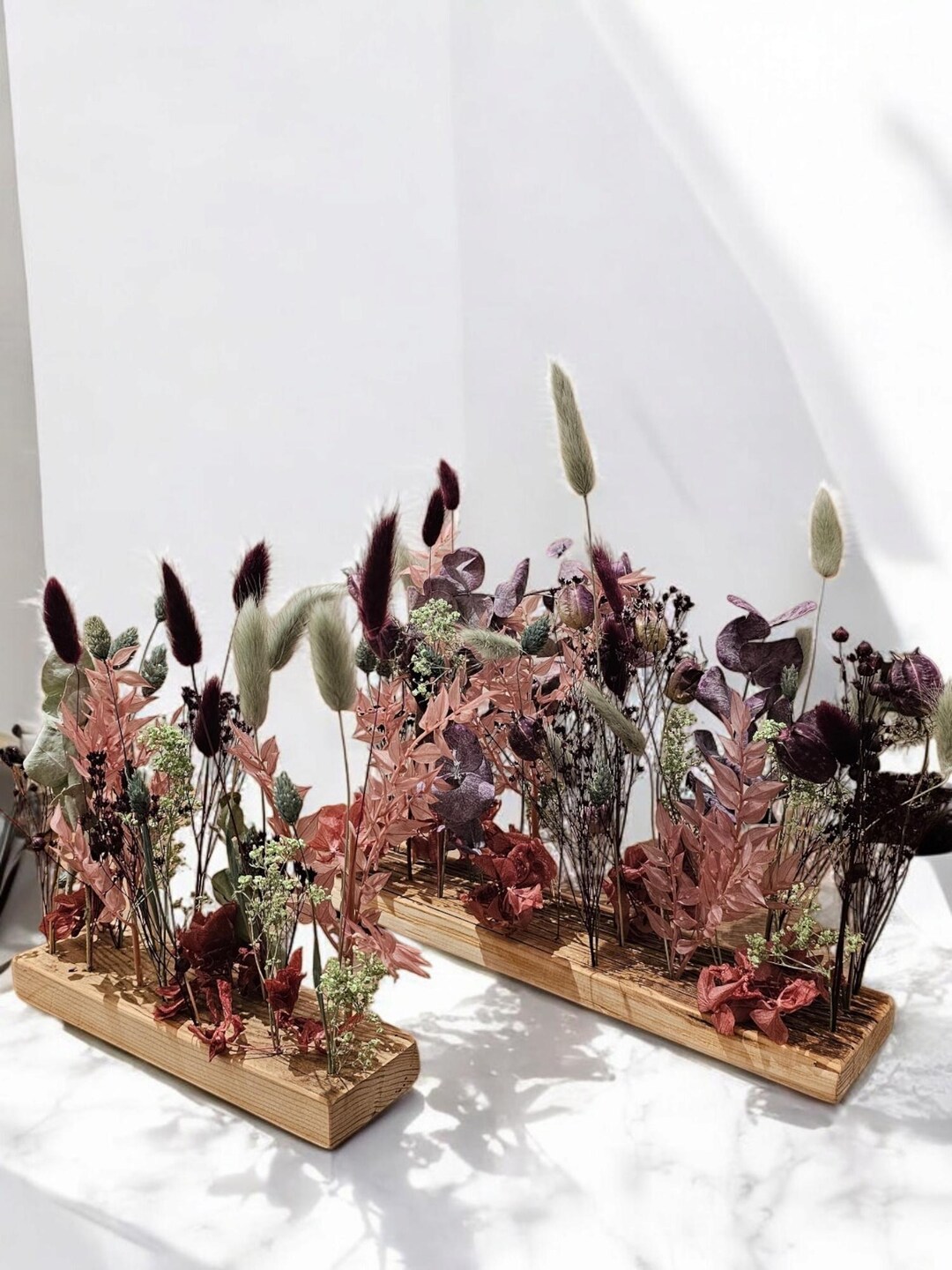 Flower Bar / Flower Board / Table Decoration Made of Dried Flowers - Etsy
