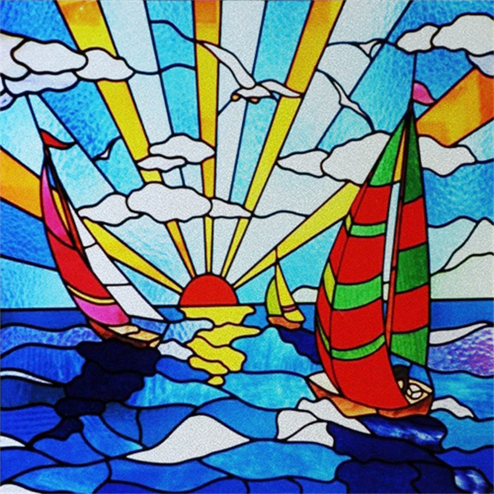 Window Film Frosted Stained Glass Films Static Cling Privacy - Etsy