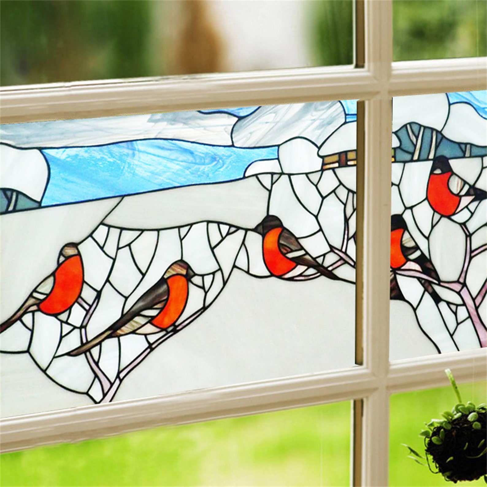 Window Film Stained Glass Stickerscustom Size Static Cling - Etsy