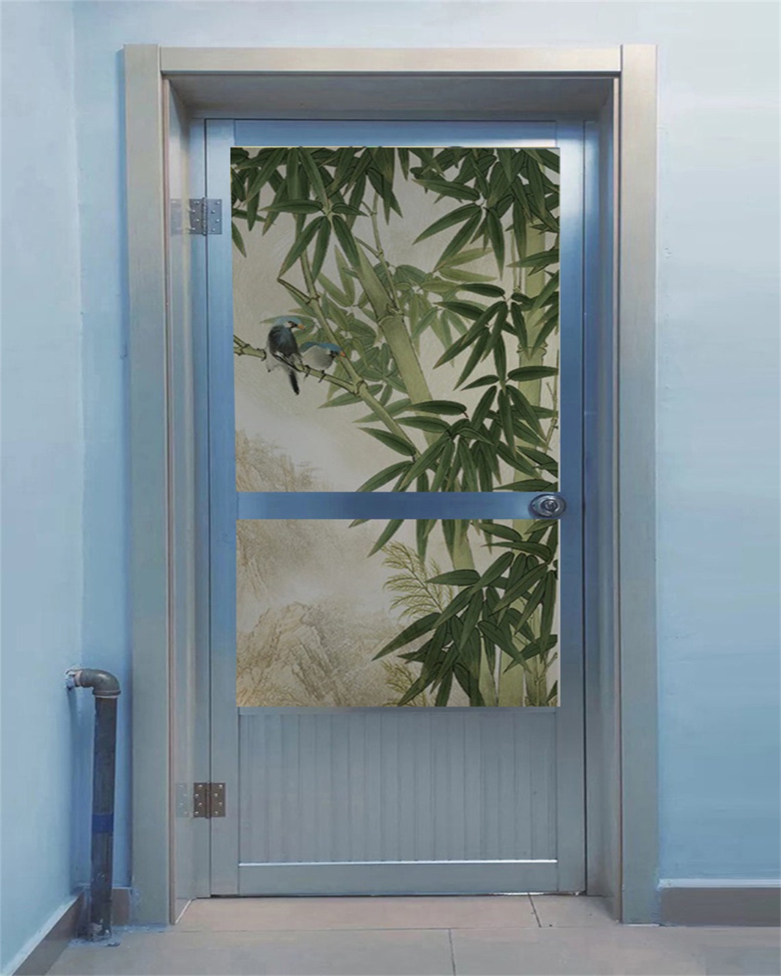 Customized Windows Glass Film Stickers Static Cling Without Glue 3D ...