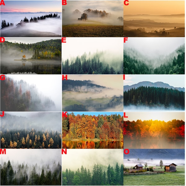 Mountain Scene Window Film - Etsy