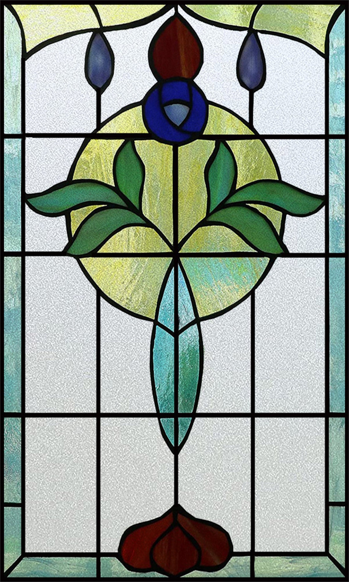 Window Film Frosted Stained Glass Filmscustomized Privacy - Etsy