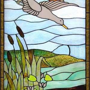 Custom Size Stained Glass Window Film Animal Color Printing Picture for ...