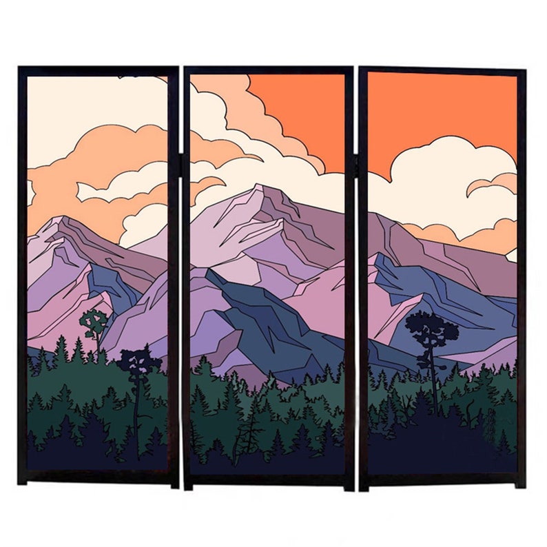 Custom Size Glass Filmslarge Selection of Landscape Painting - Etsy