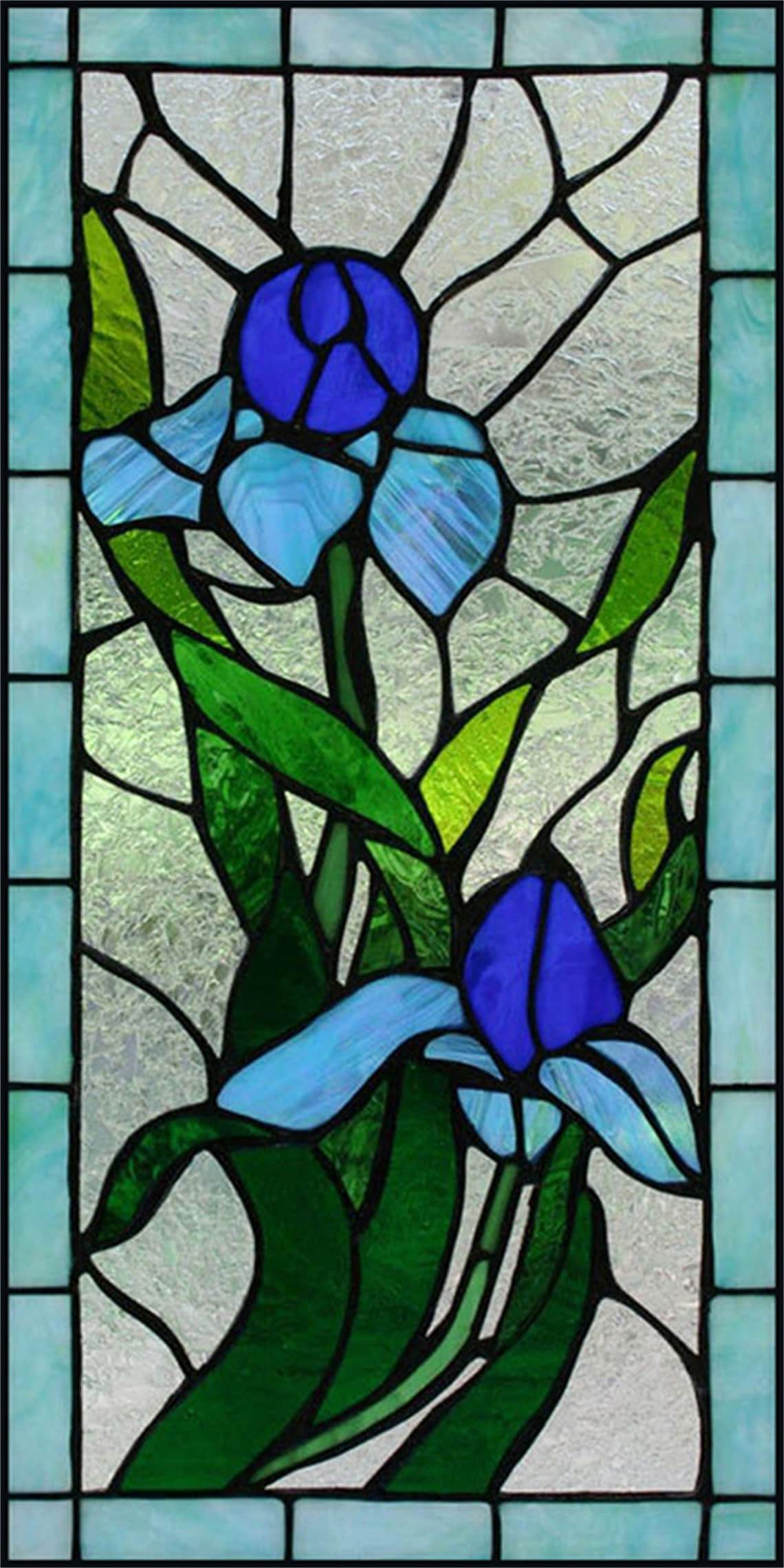 Window Film Frosted Stained Glass Films Privacy Static Cling - Etsy