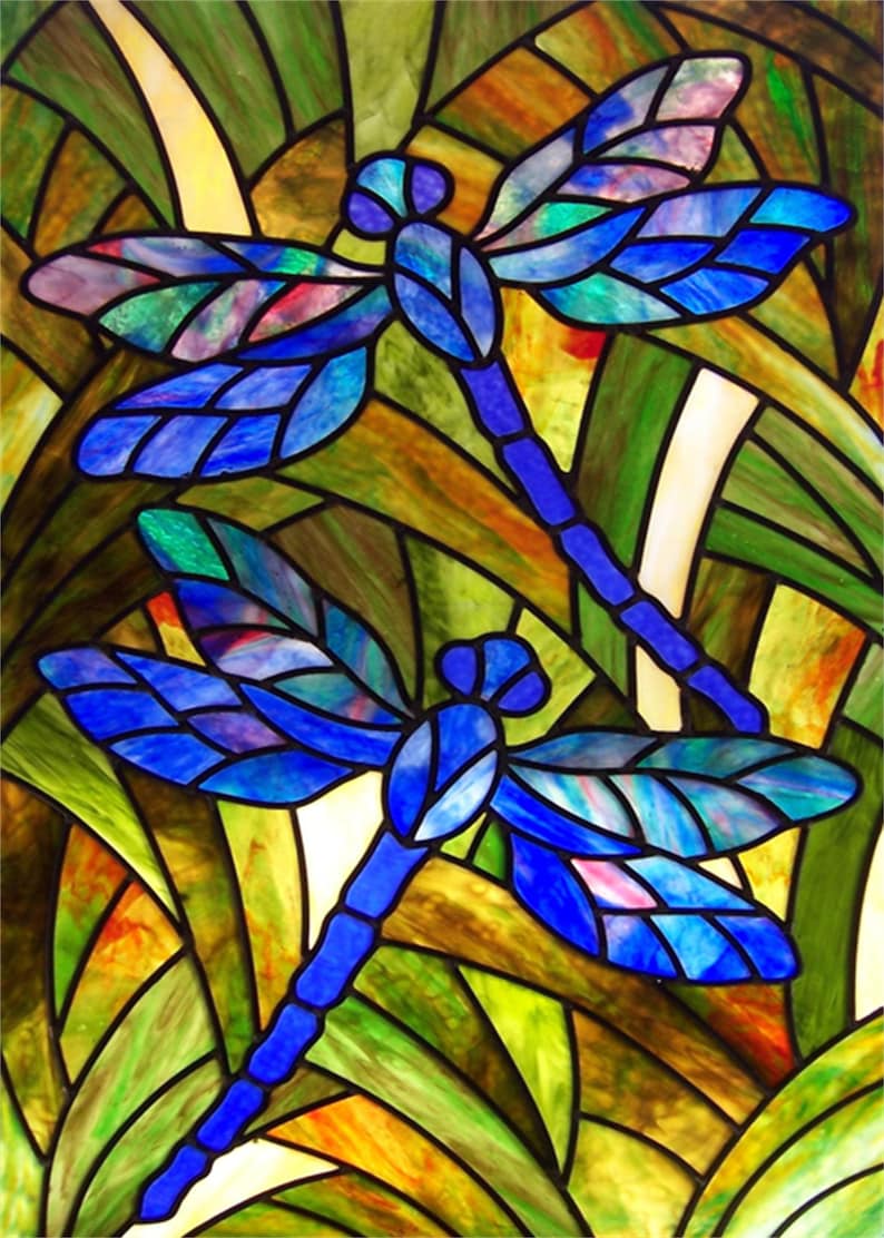 Custom Size Window Stained Glass - Etsy