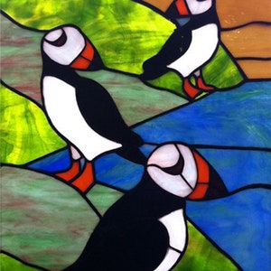 Custom Size Stained Glass Window Film Animal Color Printing Picture for ...