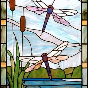 Custom Size Stained Glass Window Film Animal Color Printing Picture for ...