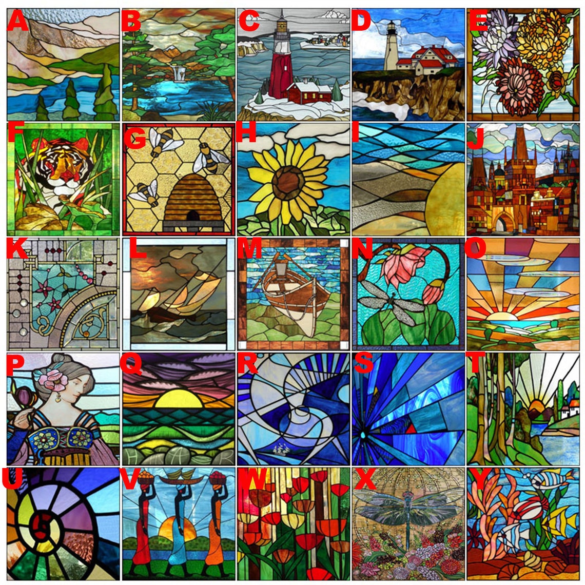 Custom Size Window Film Privacy Static Cling Stained Glass - Etsy