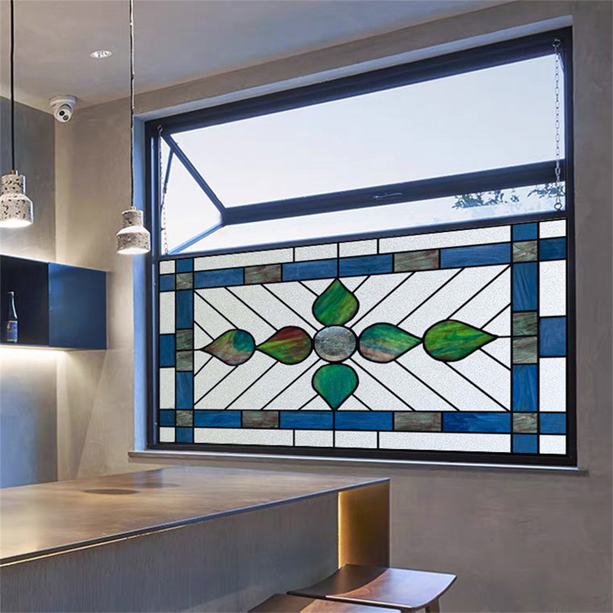 Window Film Frosted Stained Glass Films Church Static Cling - Etsy