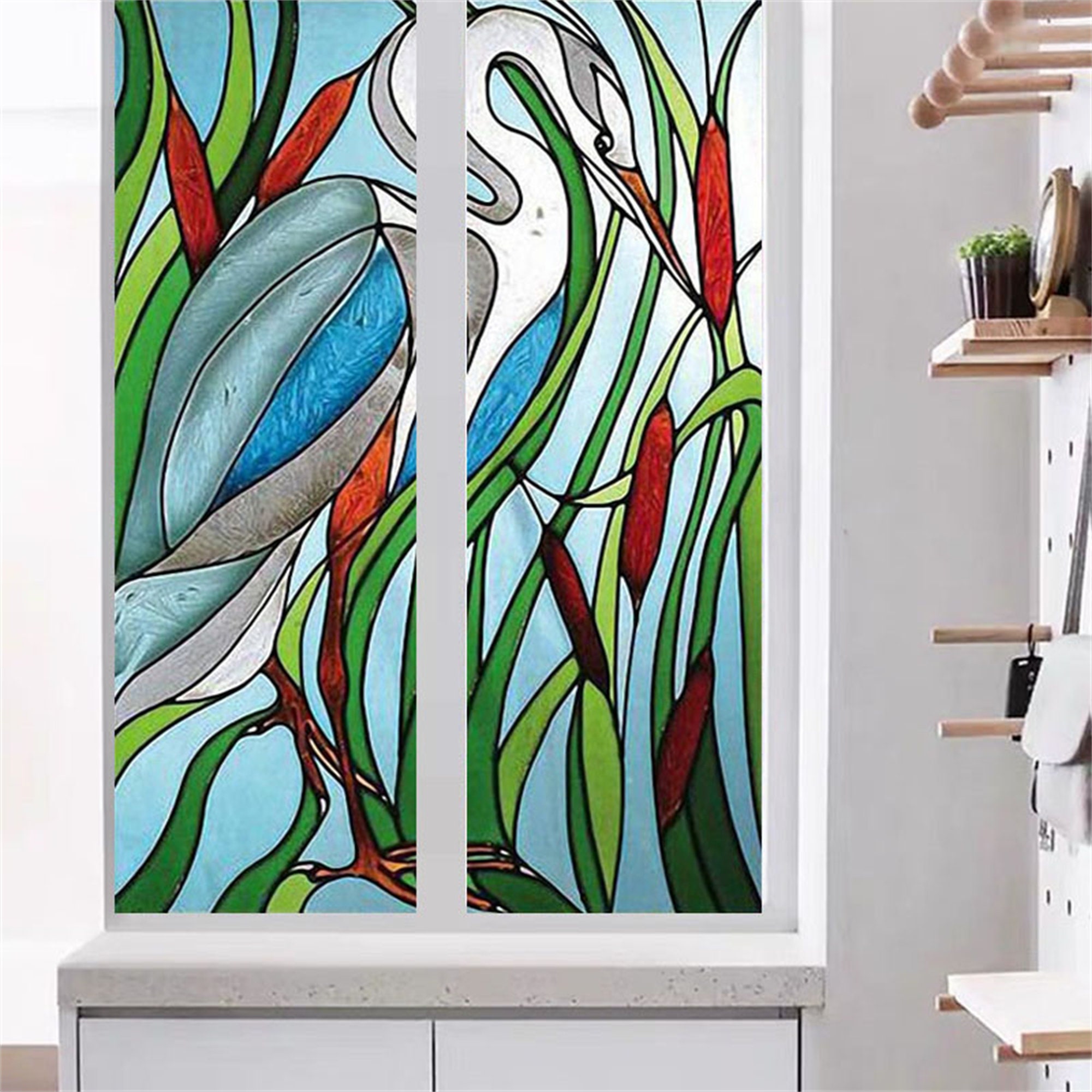 Customized Size Vintage Stained Art Glass Film Window Films - Etsy