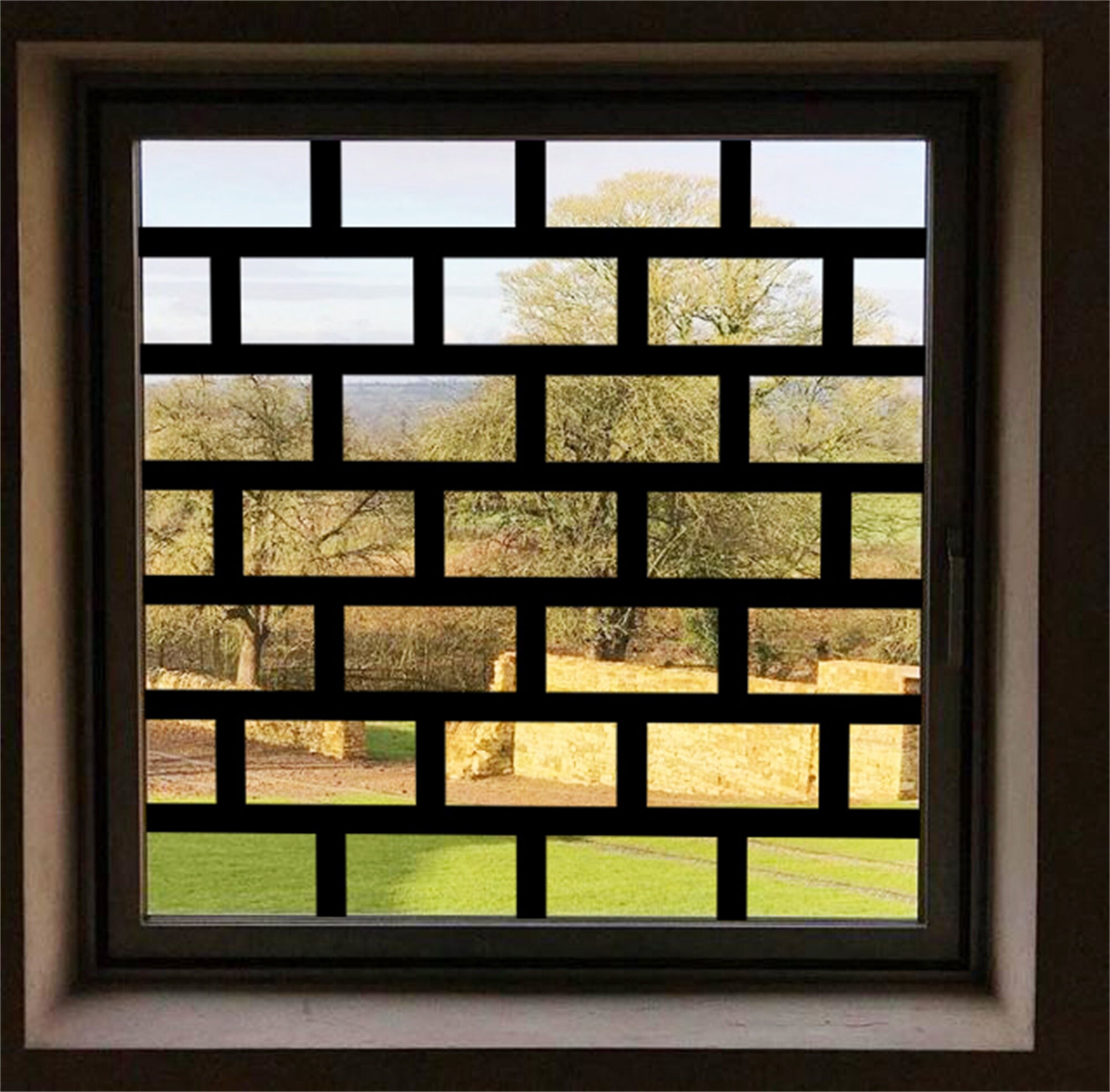 Stained Glass Window Film Transparent Glass Sticker Static - Etsy