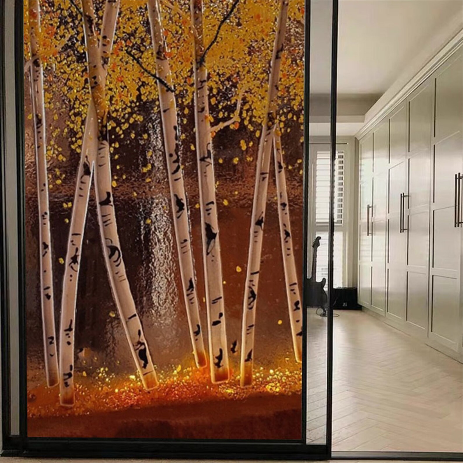 Custom Size Window Film Electrostatic Frosted Stained Glass - Etsy