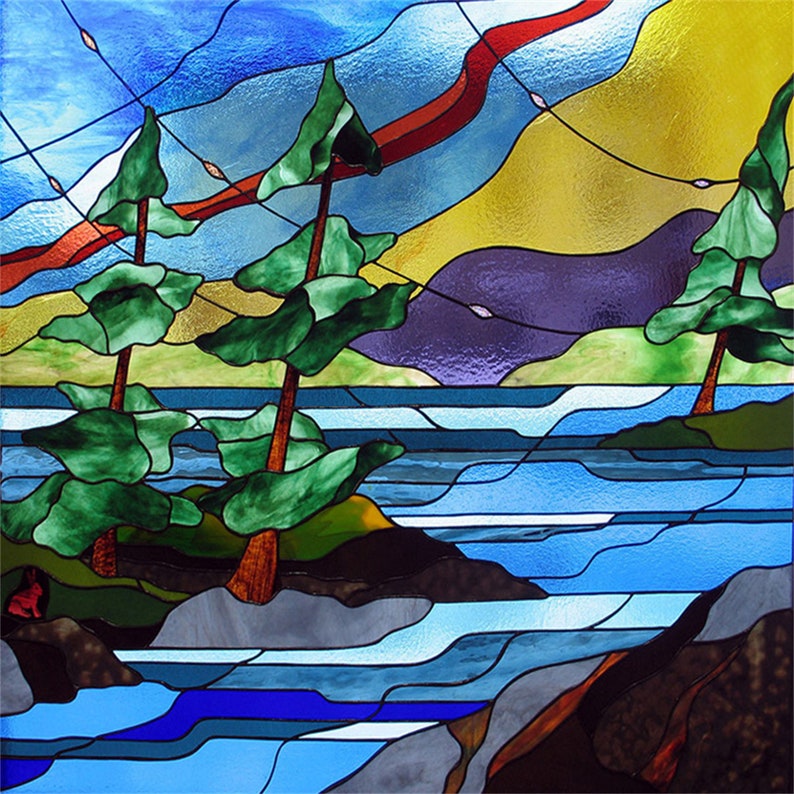 Custom Size Glass Filmslarge Selection of Landscape Painting - Etsy