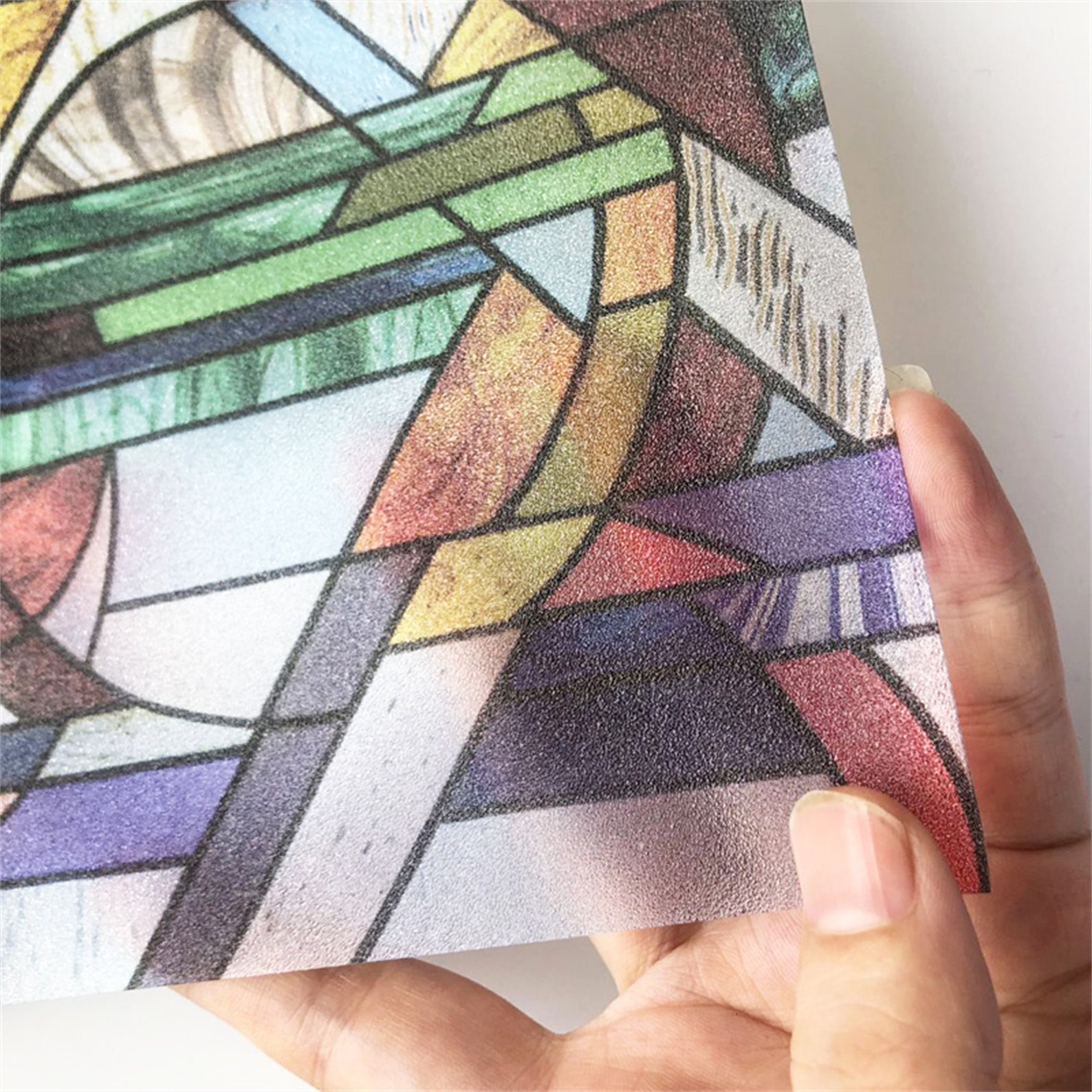 Window Films Stained Glass Films Static Cling Frosted Opaque - Etsy
