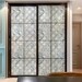 Opaque Frosted Glass Window Film Privacy Glass Stickers Geometric Art ...