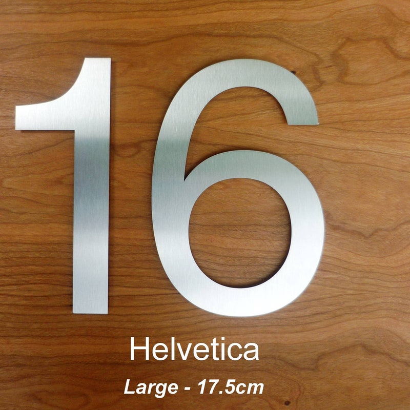 Helvetica Numbers - Etsy