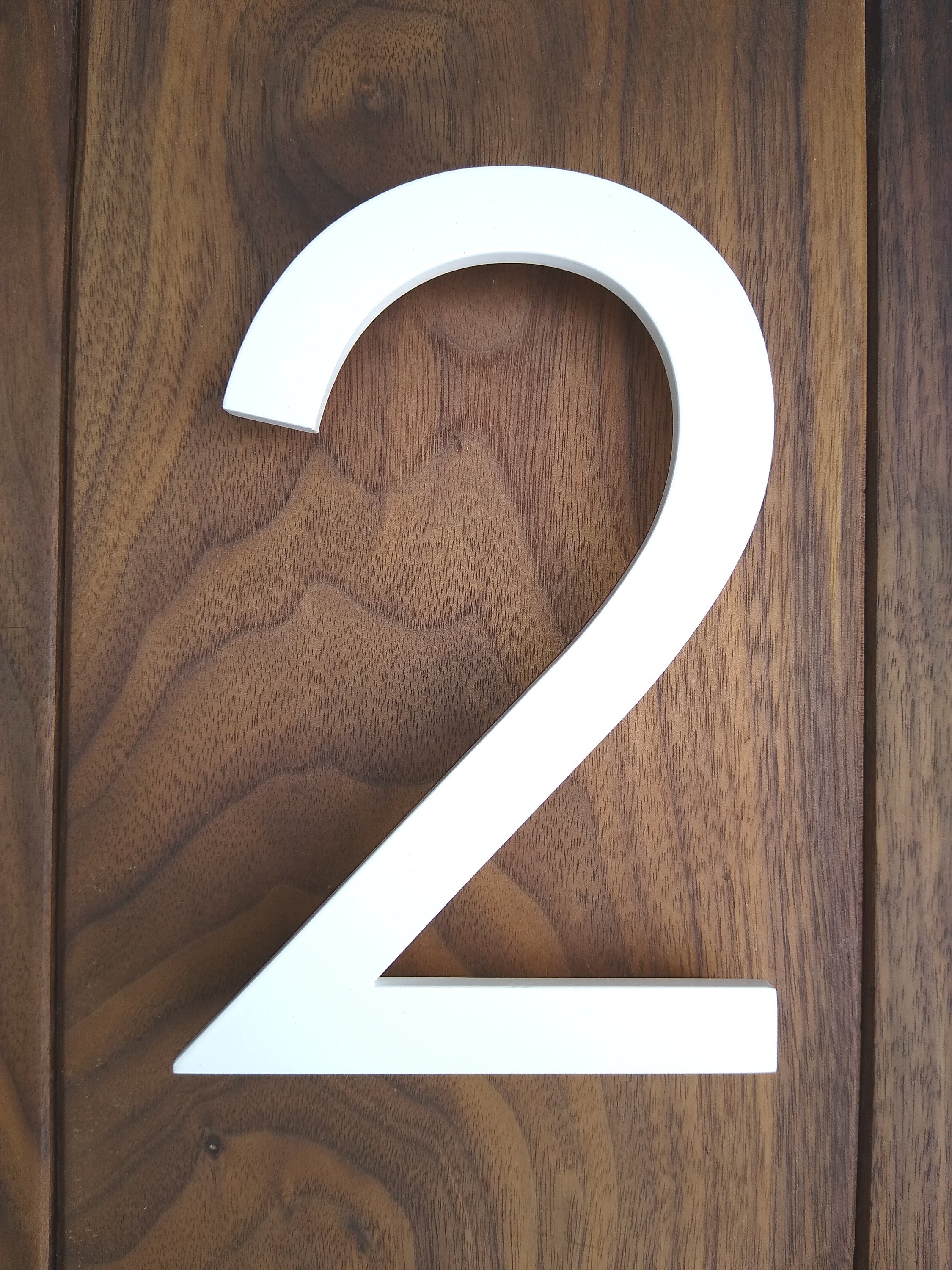 NEUTRAFACE White Aluminium House Number 15cm - Etsy