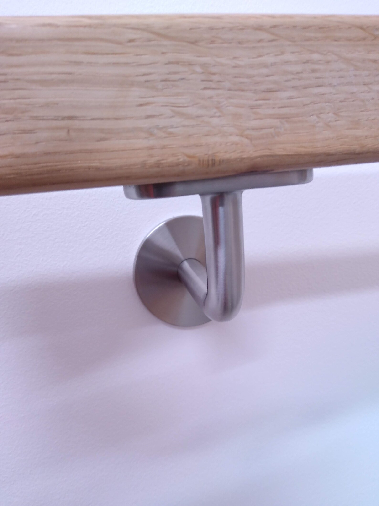 Modern Square Section SOLID OAK Handrail - Long Length Banister ...