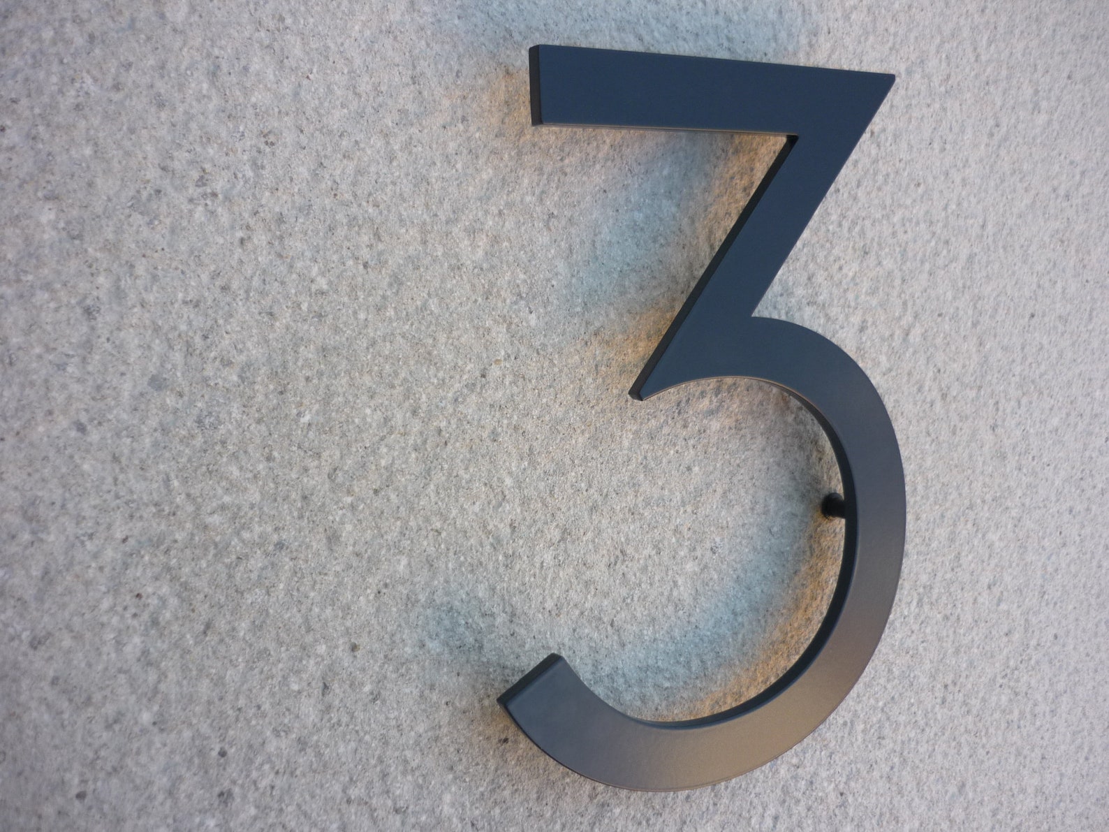 NEUTRAFACE Extra Large Aluminium House Number 40cm Height - Etsy