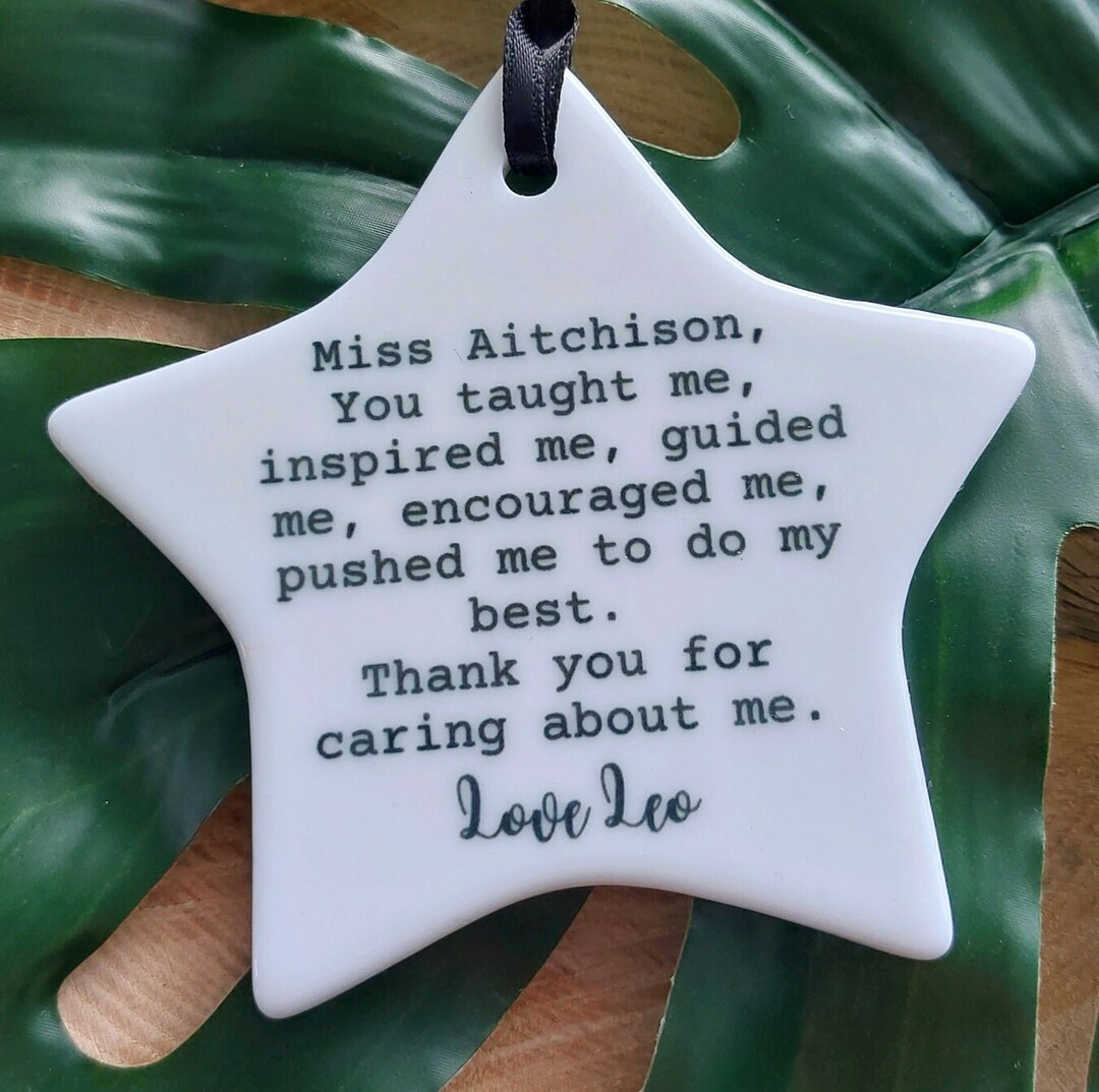 Pupil Support Assistant Appreciation Gift, PSO Thank You Gift ...