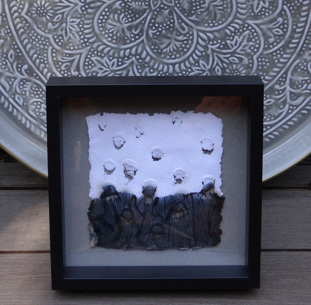 Gemma Piera, Abstract Creation, Paper Mache and Crepe Paper, Textures ...