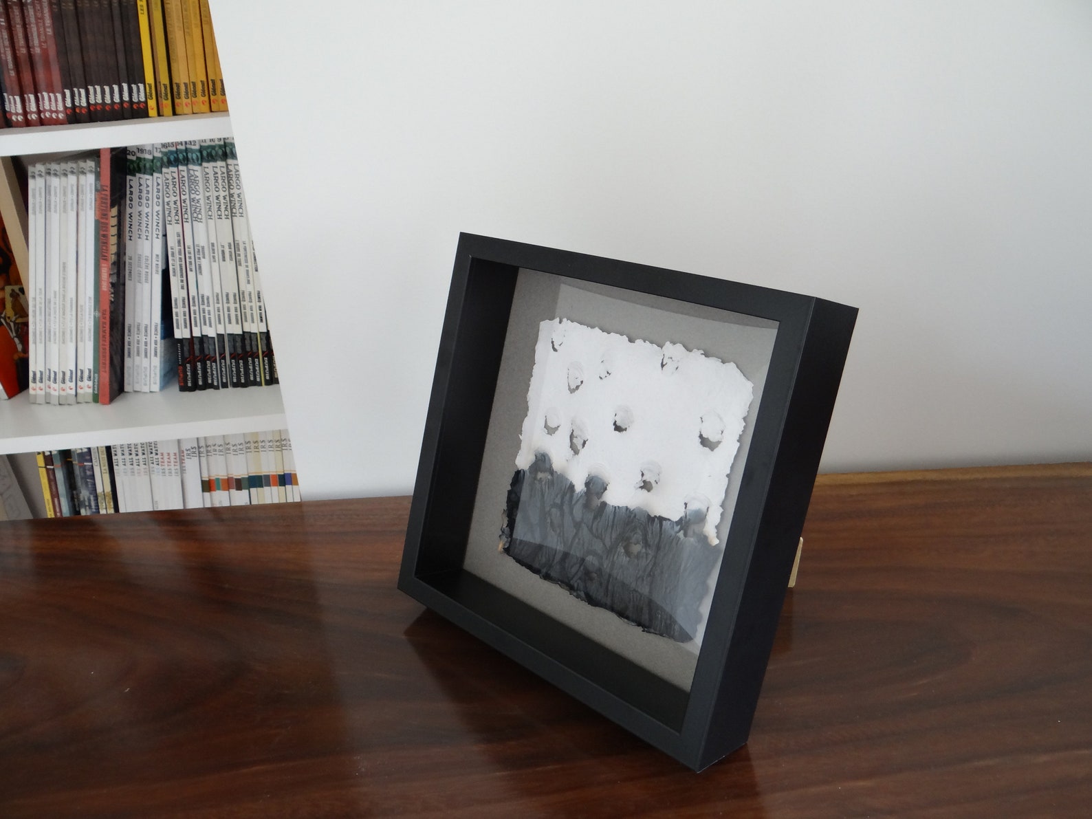 Gemma Piera, Abstract Creation, Paper Mache and Crepe Paper, Textures ...