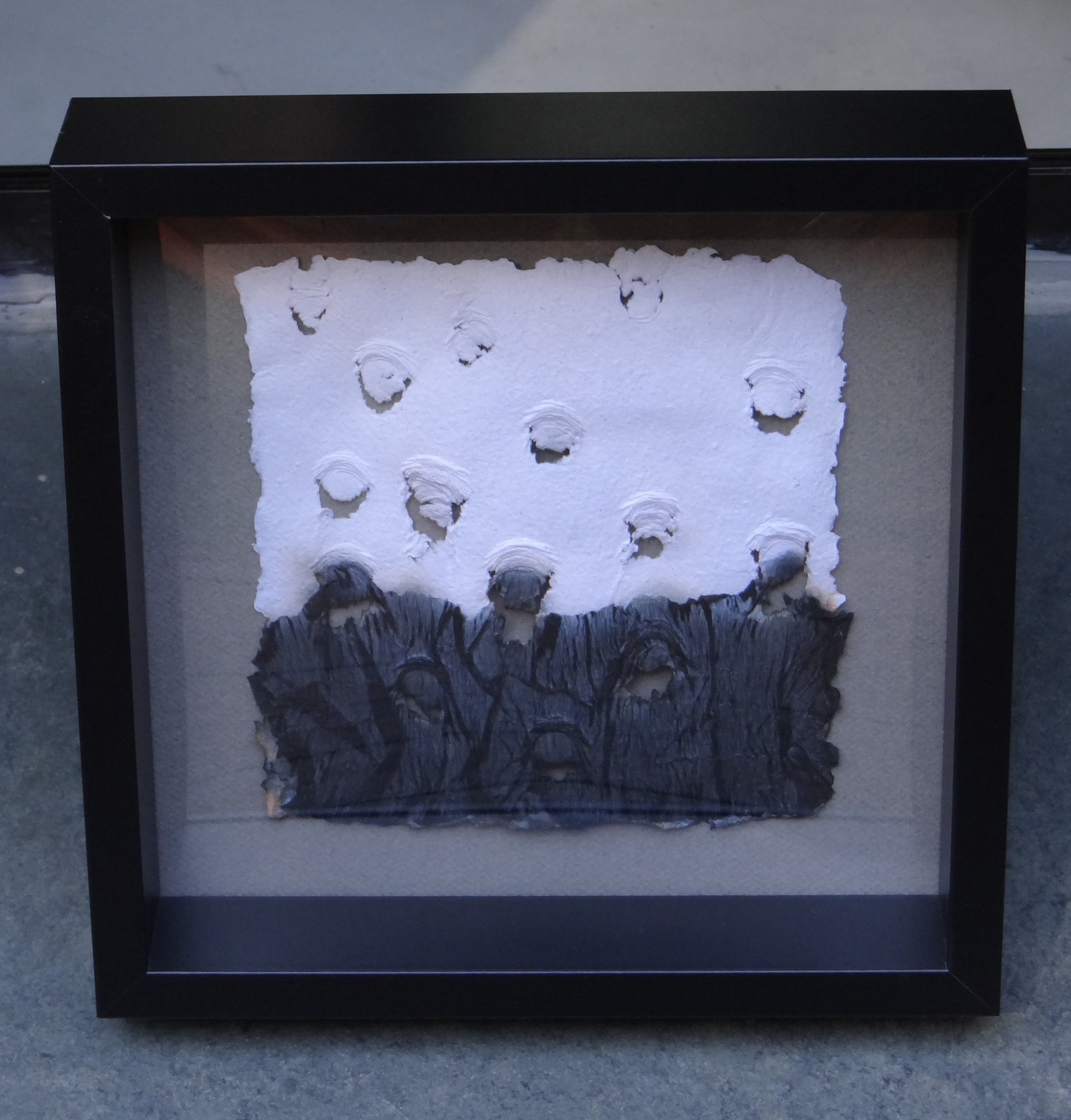 Gemma Piera, Abstract Creation, Paper Mache and Crepe Paper, Textures ...