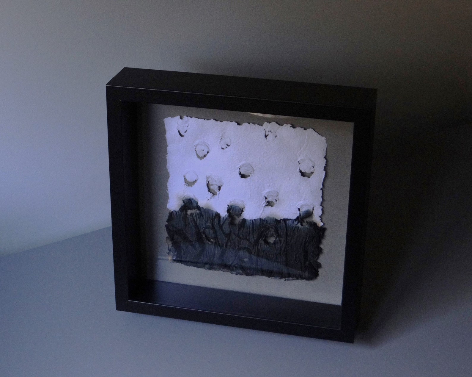 Gemma Piera, Abstract Creation, Paper Mache and Crepe Paper, Textures ...