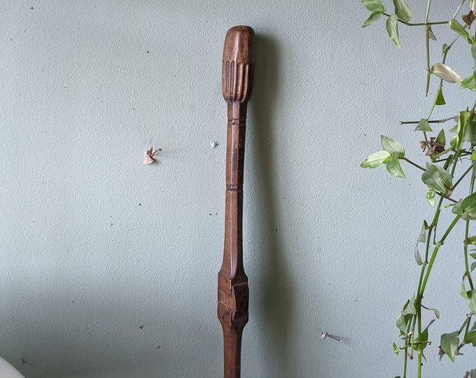 Zulu African Tribal Staff / Walking Stick - Etsy UK