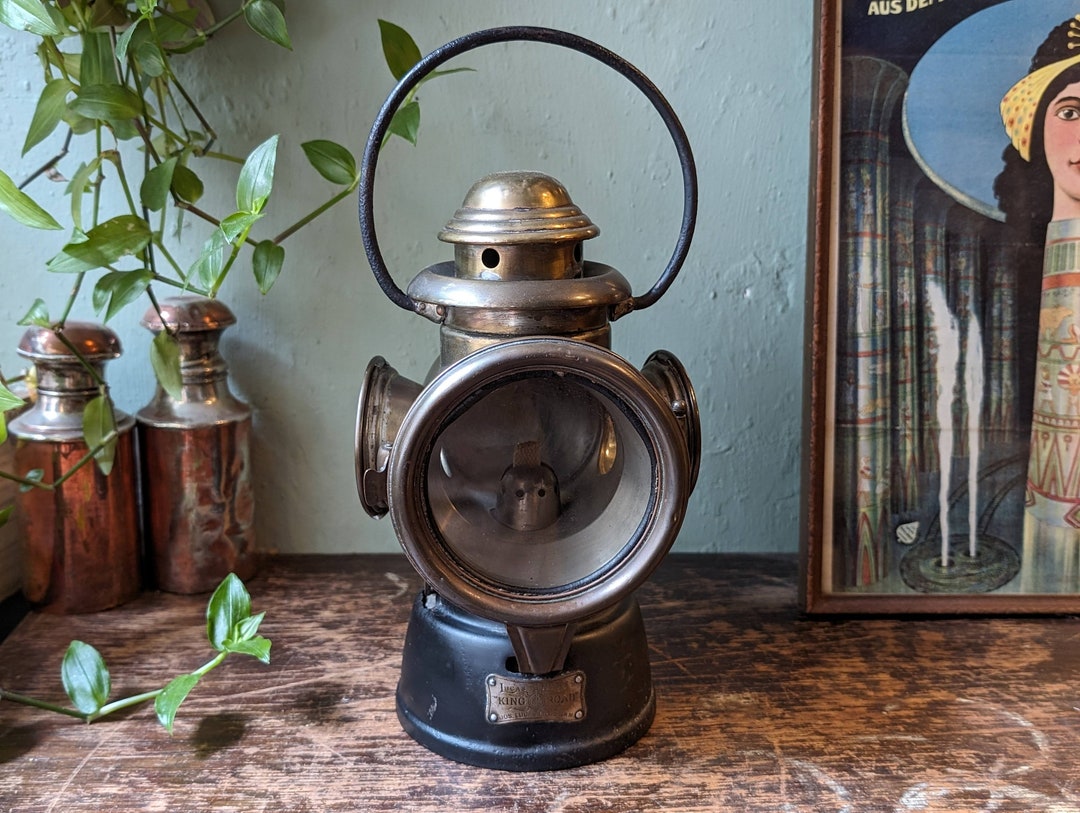 Antique "king of the Road" Car Oil Lamp - Etsy